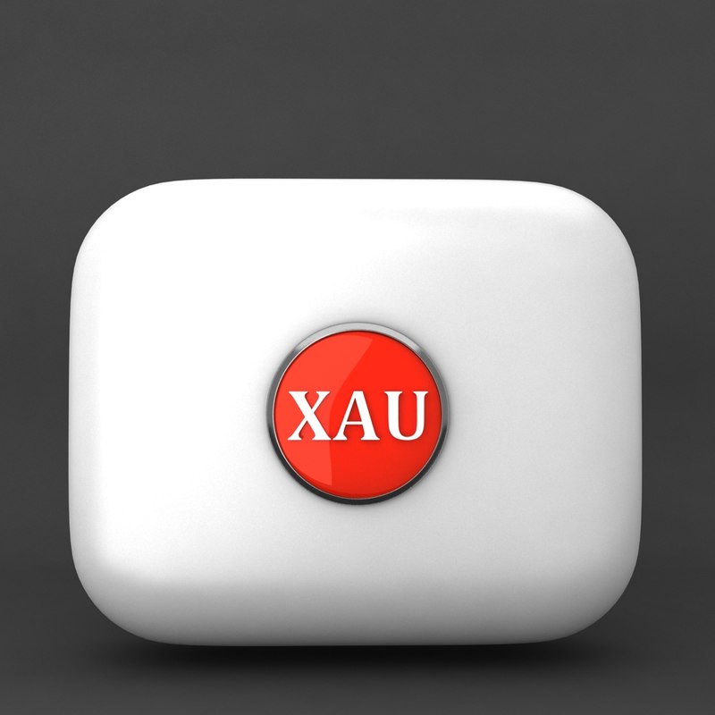 xau gold currency icon 3d model