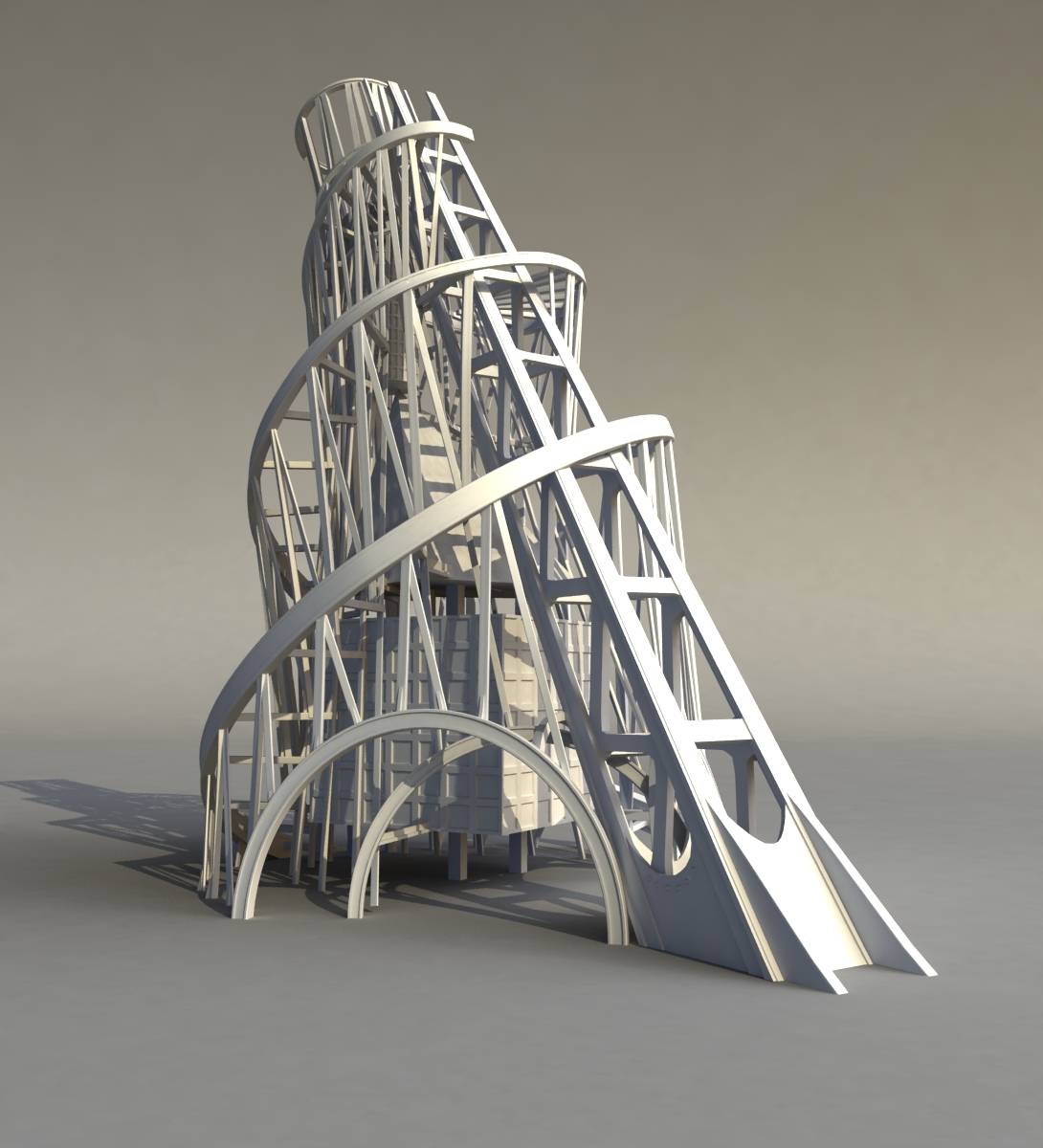 monument tower tatlin s 3d model