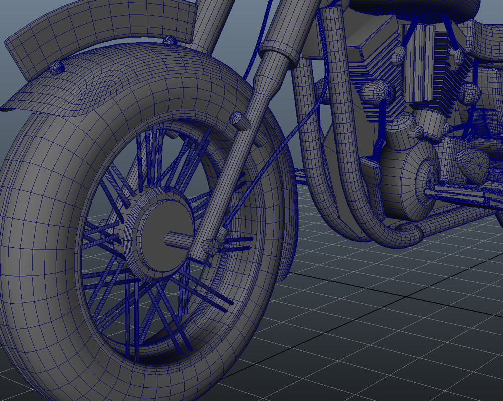 modelo 3d moto de dibujos animados - TurboSquid 891094