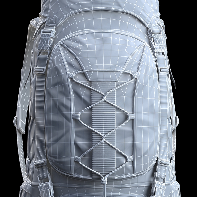 backpack alpine 3d max