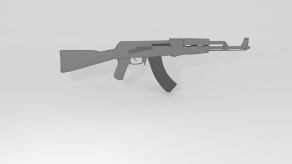 AK-47 Blender Models for Download | TurboSquid