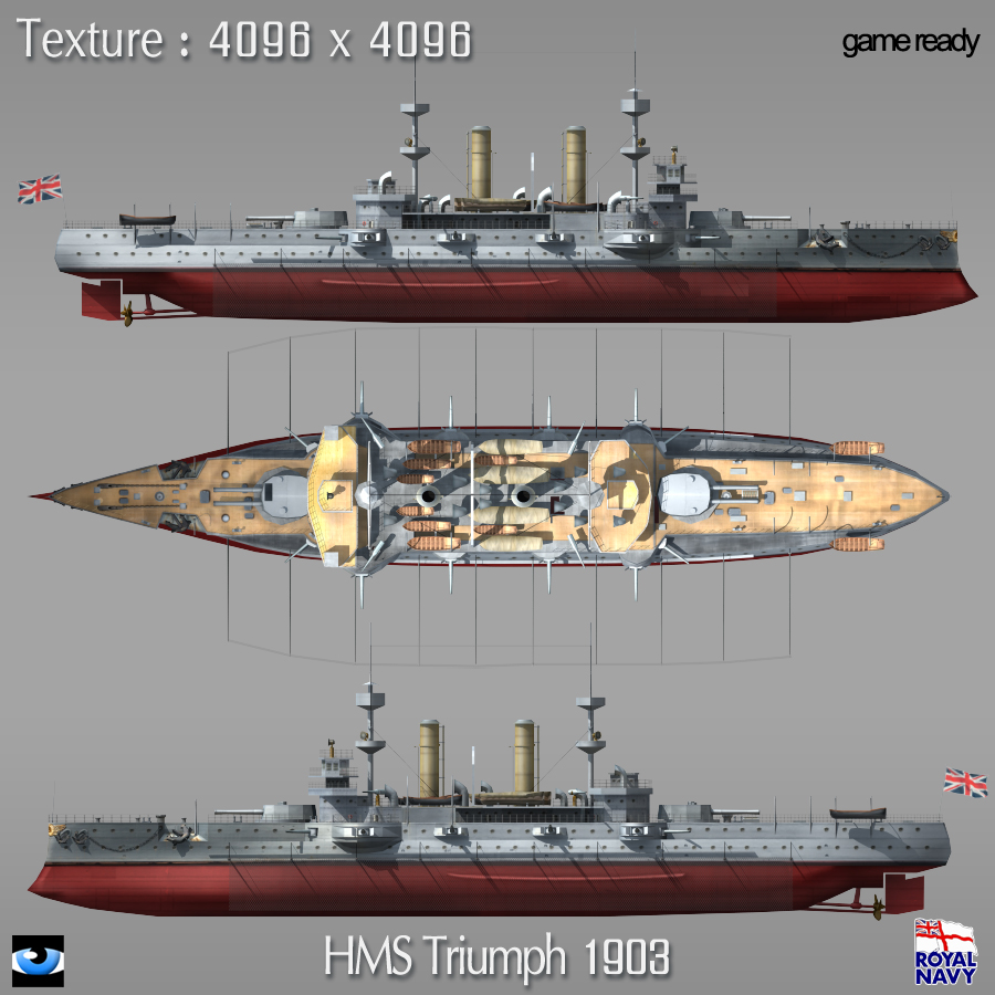 hms triumph 1903 world war max