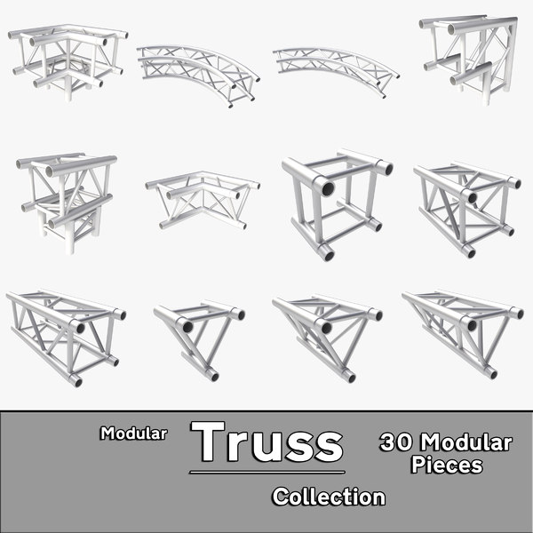 3d model of box truss