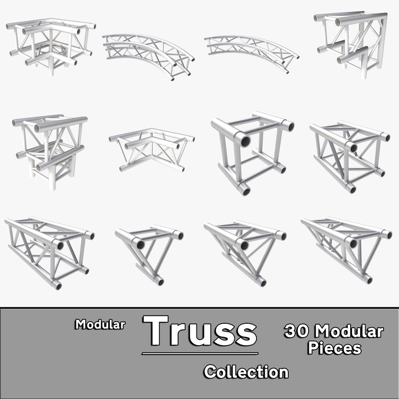 3d modular truss collections model