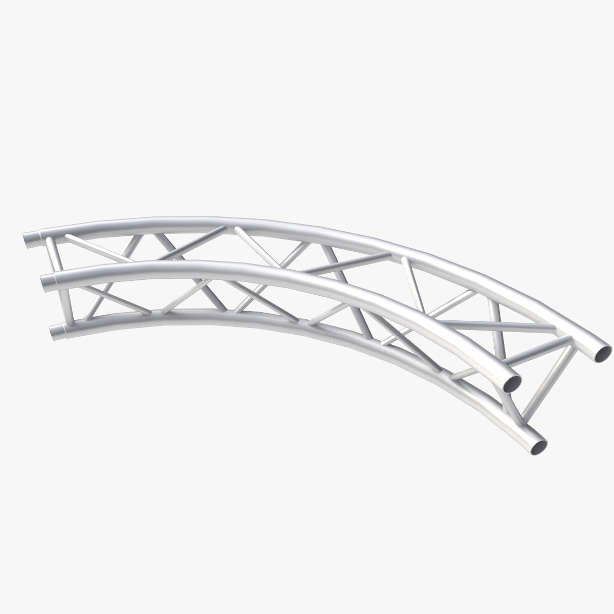 arc corner truss 3d model