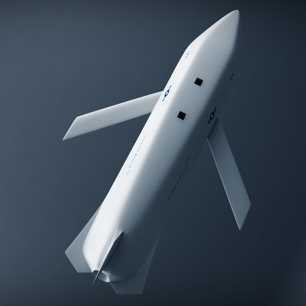 3D модель Jassm AGM-158 Ракета низкополигональная - TurboSquid 892321