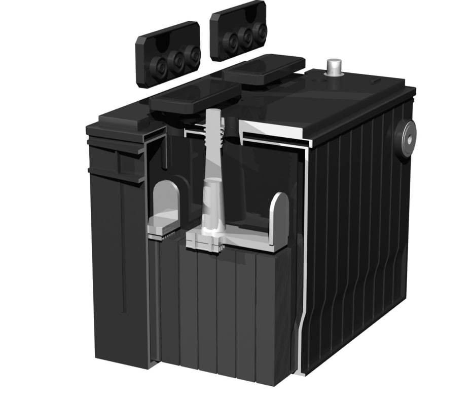 lightwave car battery cutaway