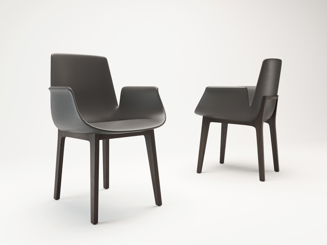 chair poliform 3d model