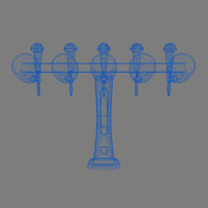 beer tap fonts 3d model