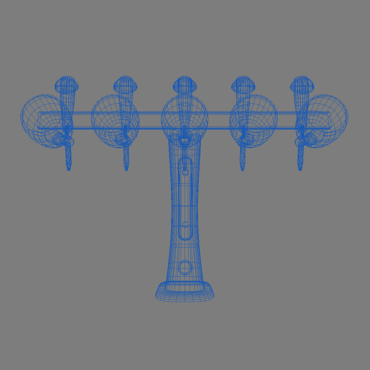 beer tap fonts 3d model