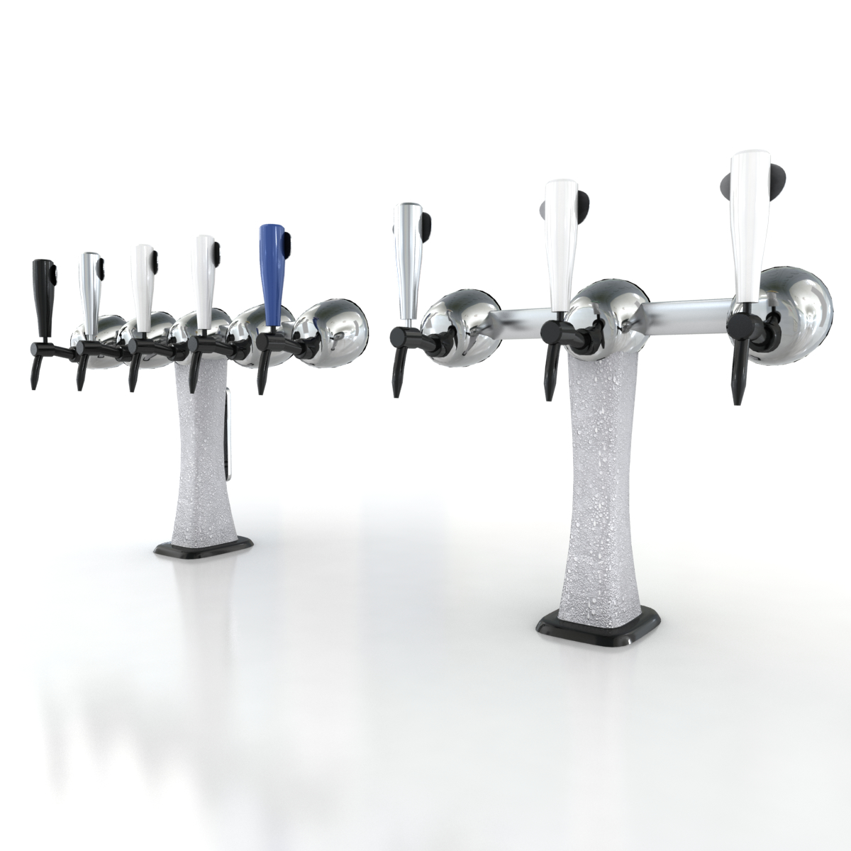 beer tap fonts 3d model
