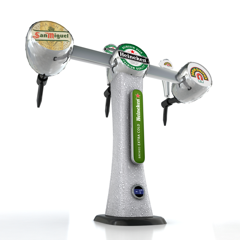 beer tap fonts 3d model