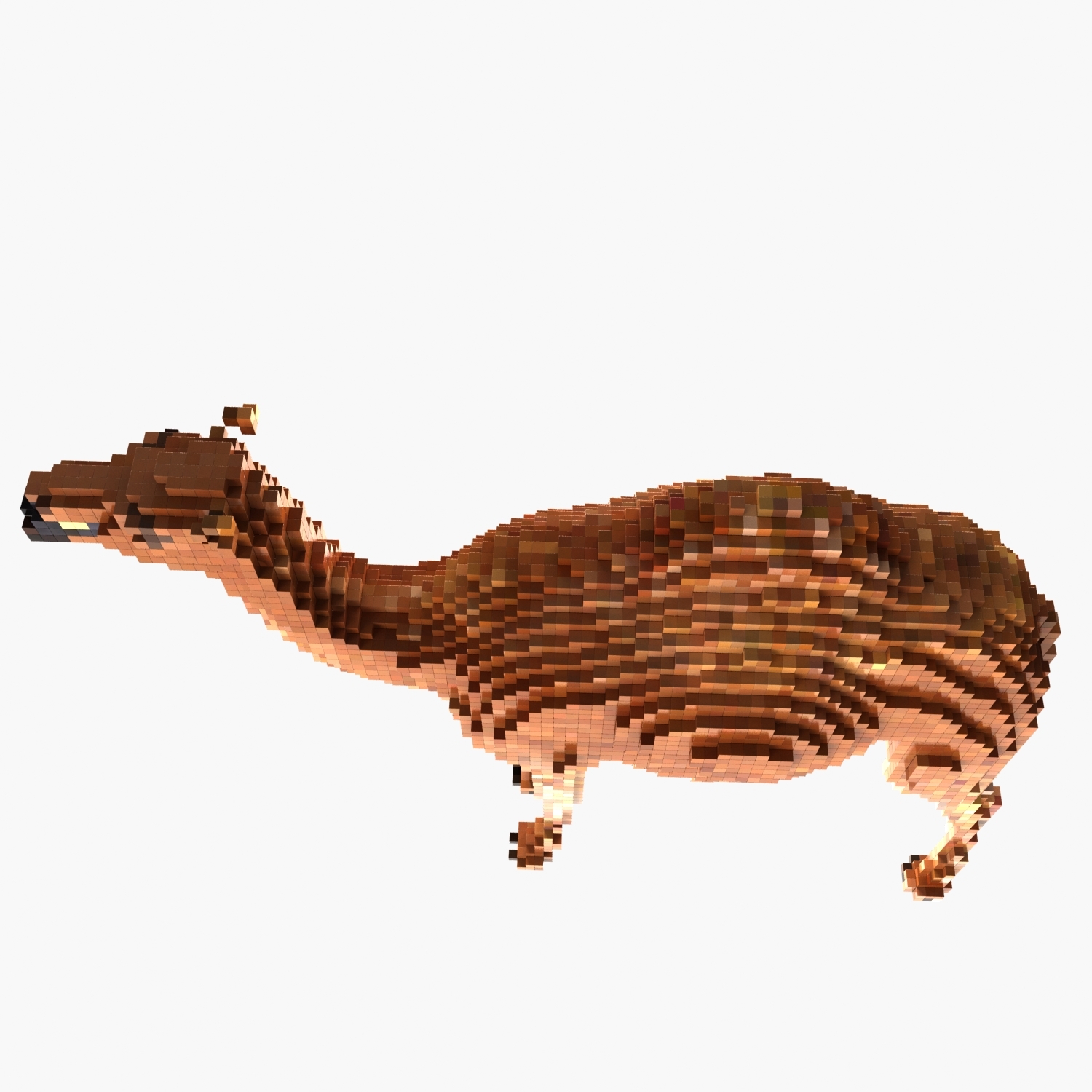 3d model 8 voxel animals