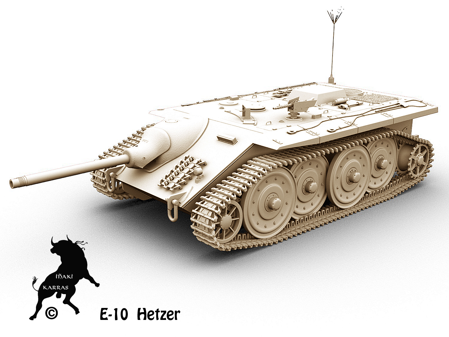 3d e-10 panzer german