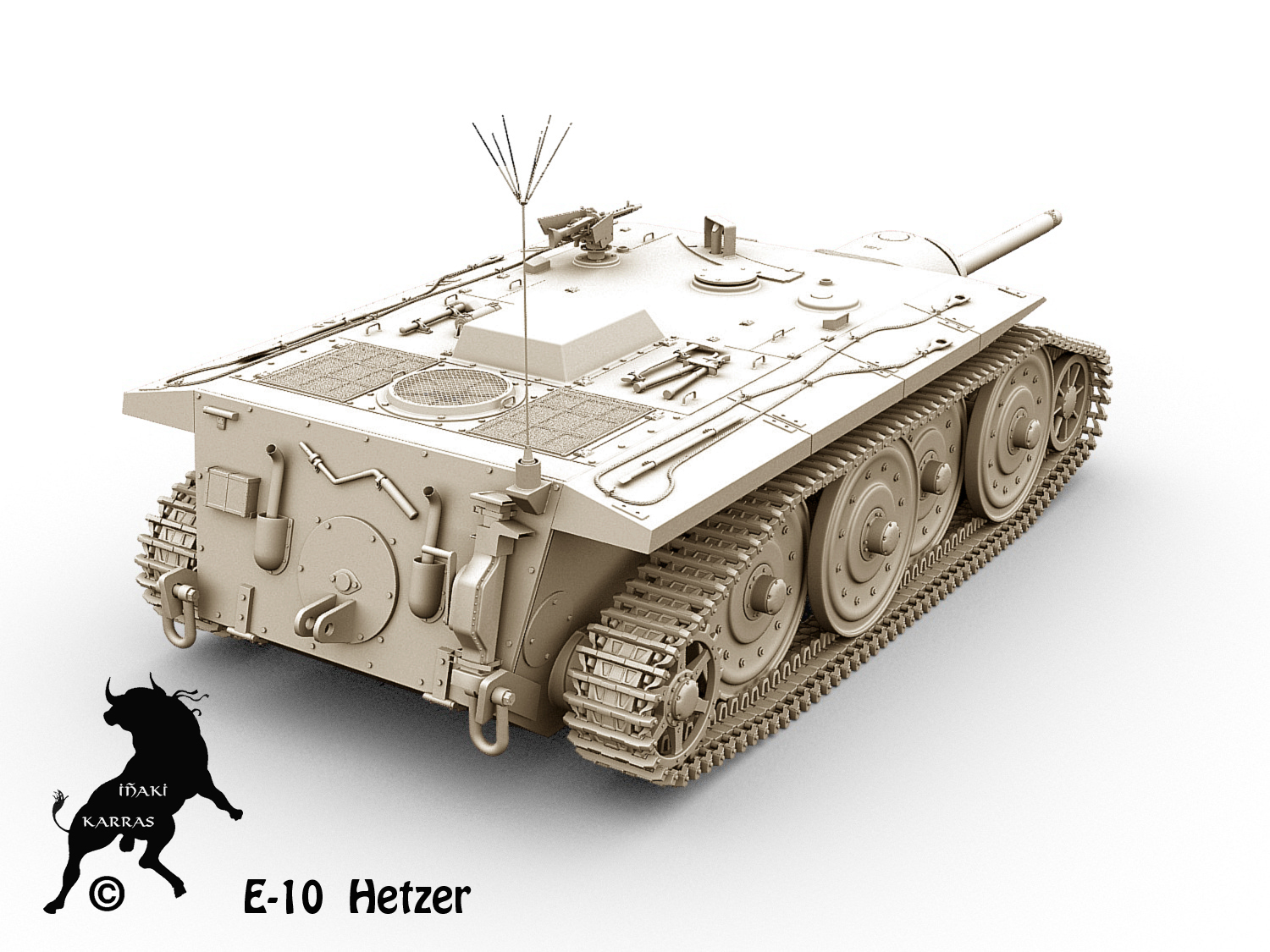 3d e-10 panzer german