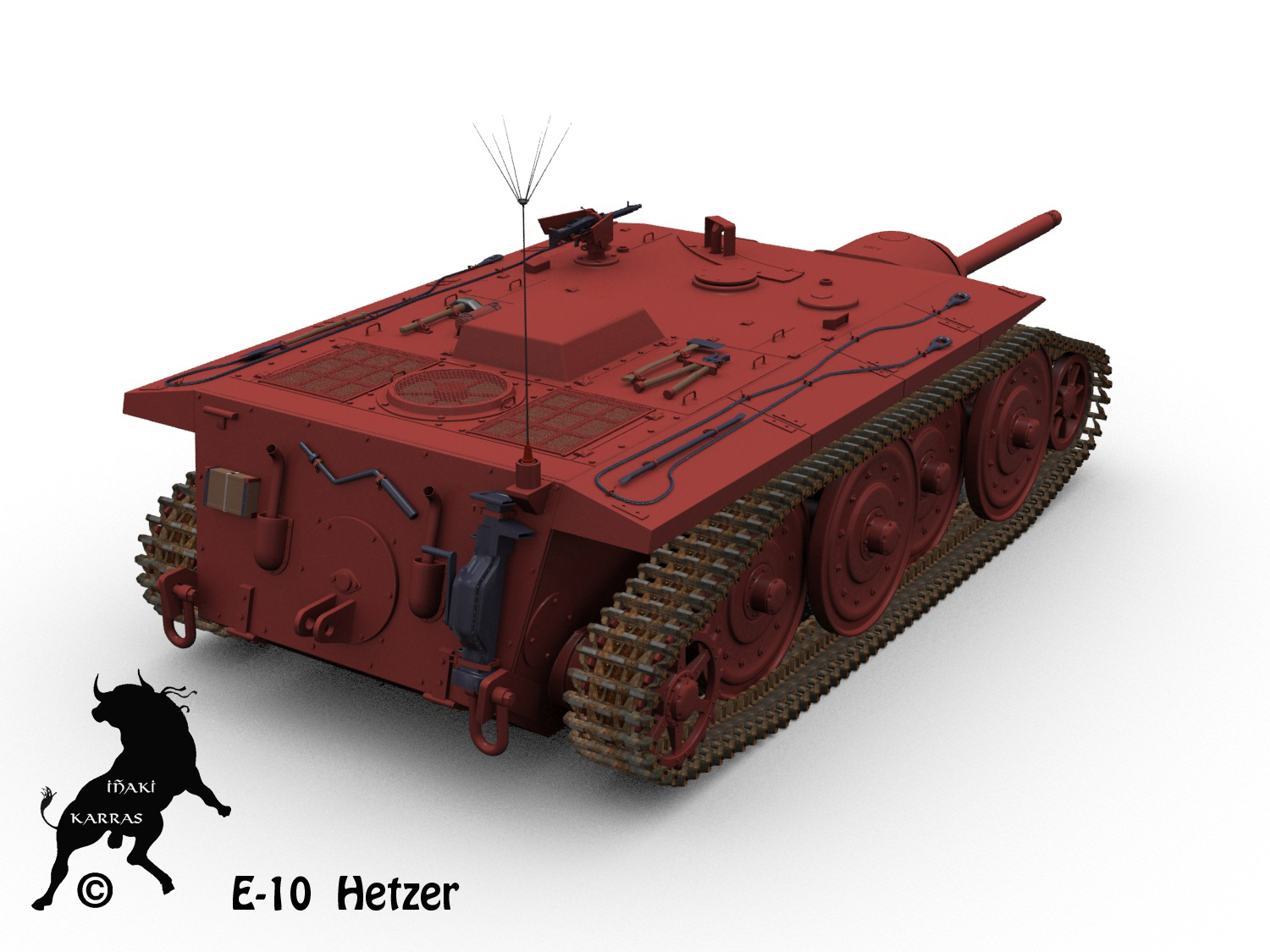 3d e-10 panzer german
