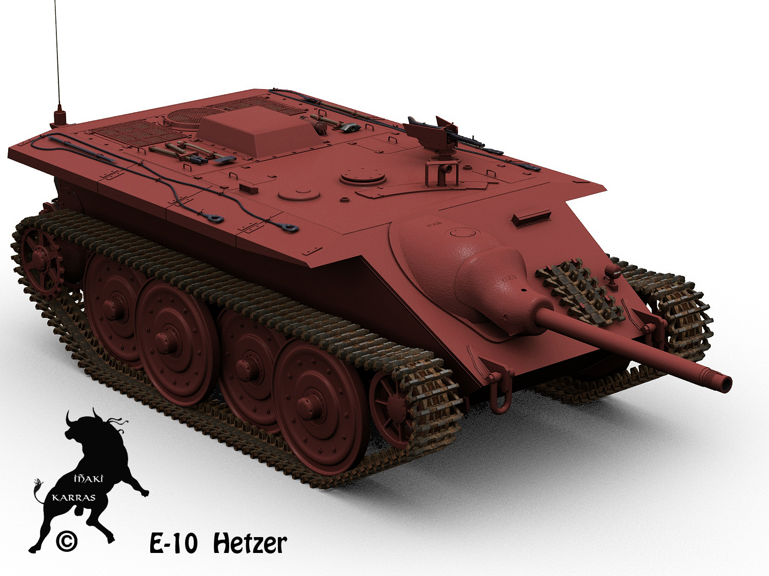 3d e-10 panzer german