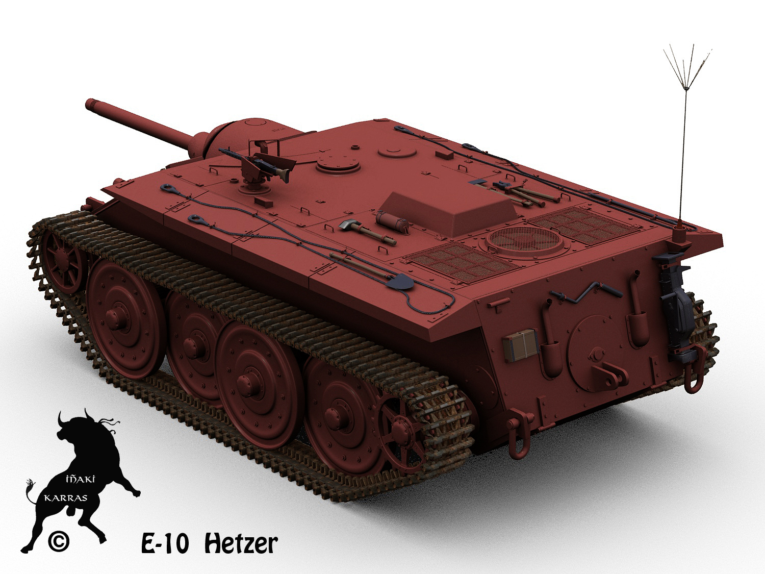 3d e-10 panzer german