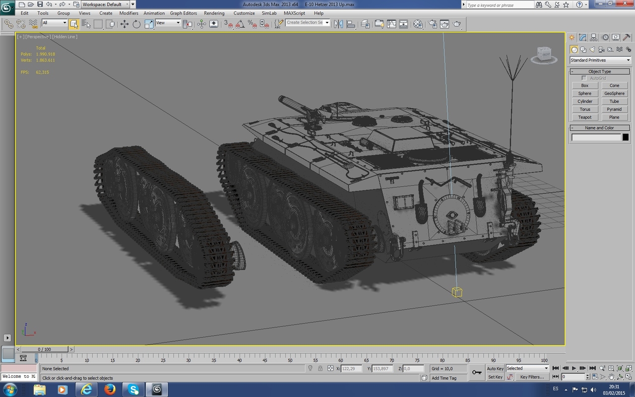 3d e-10 panzer german