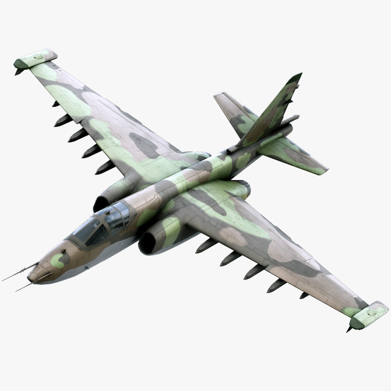 3d model su-25 frogfoot