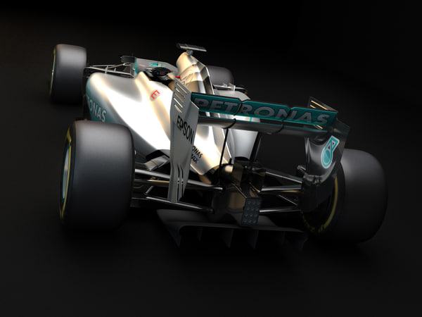 3d mercedes benz w06 2015