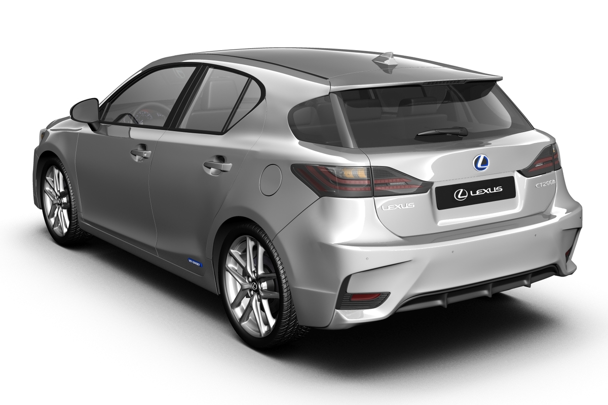 3d lexus ct200h model