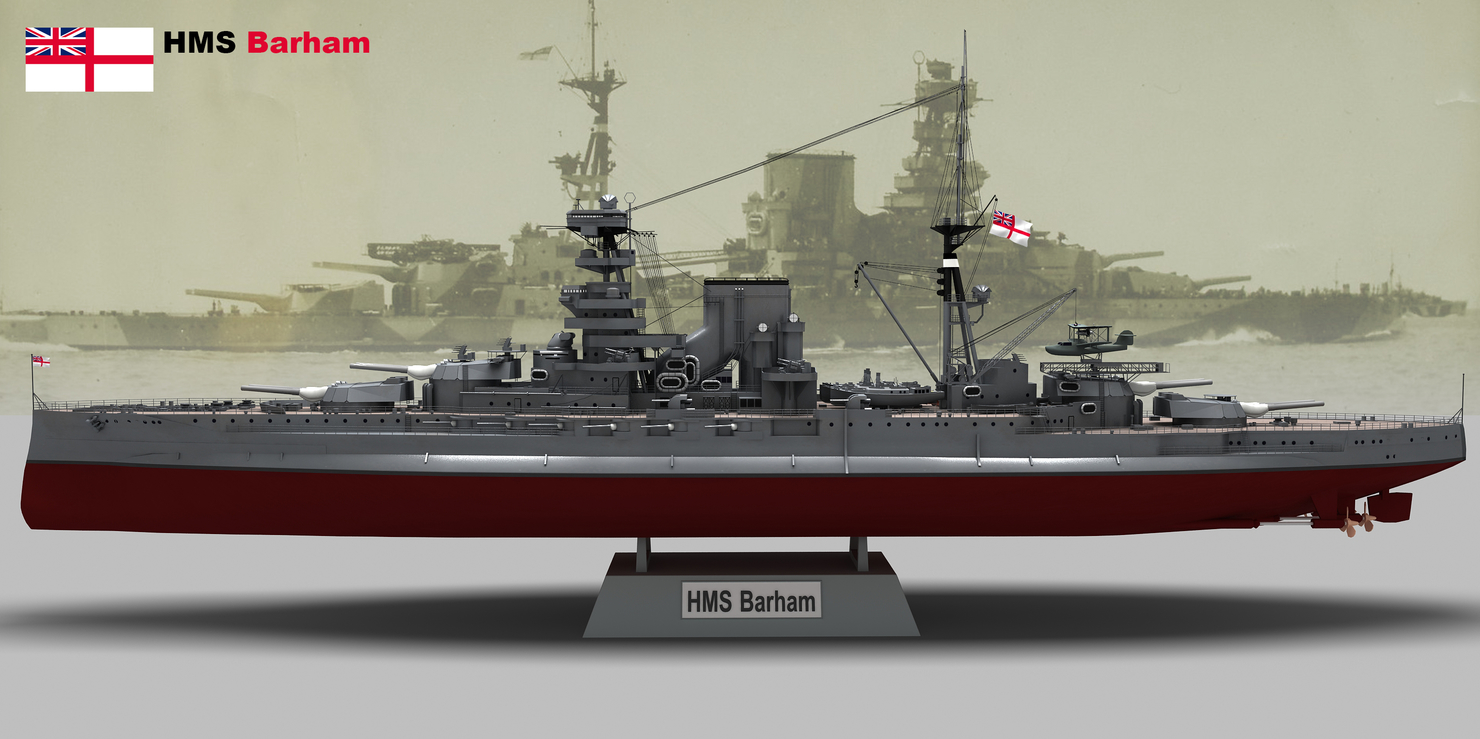 HMS Barham 3D 모델 - TurboSquid 893048