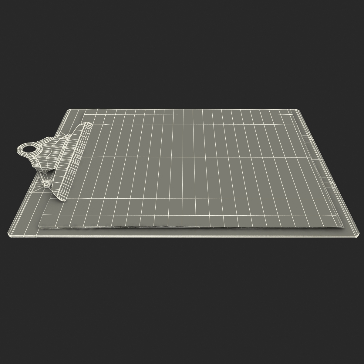 clipboard modeled 3d max