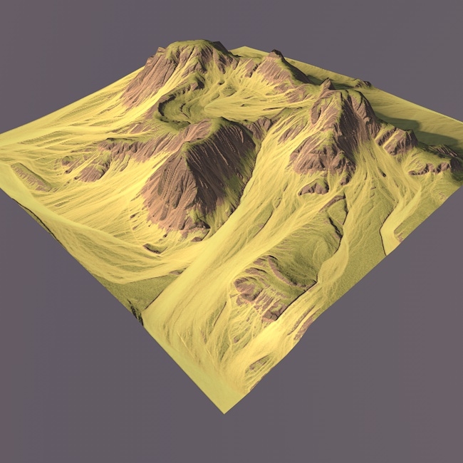 3ds max mountain maps terrain