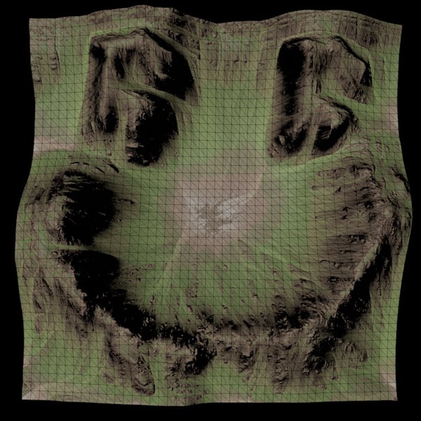 maya mountain maps terrain