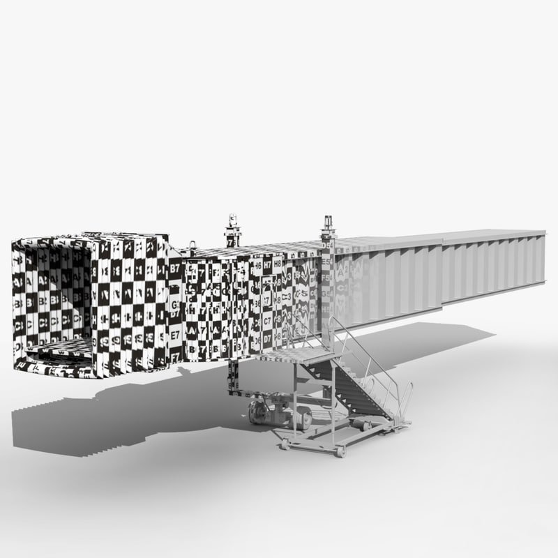 x airport jetway modeled