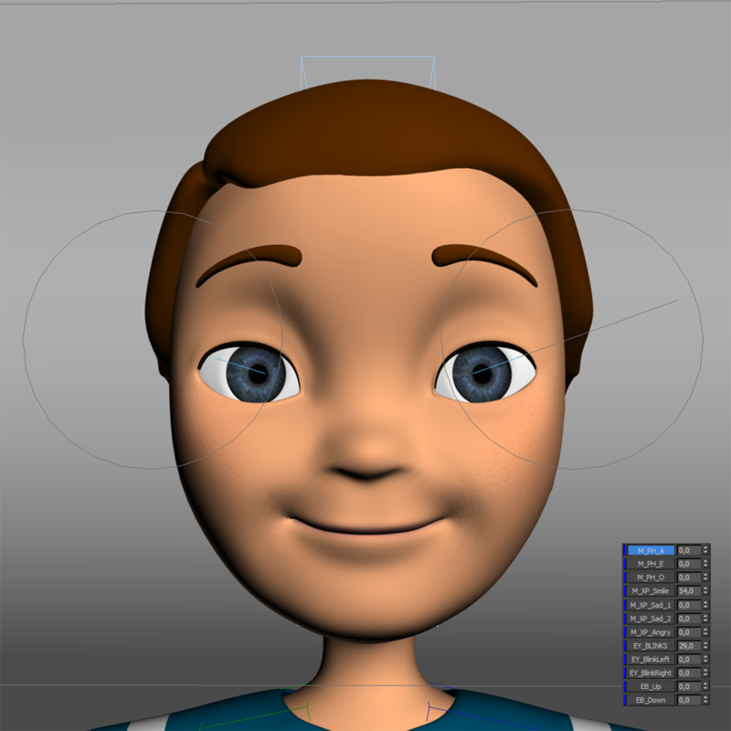 max cartoon character kid