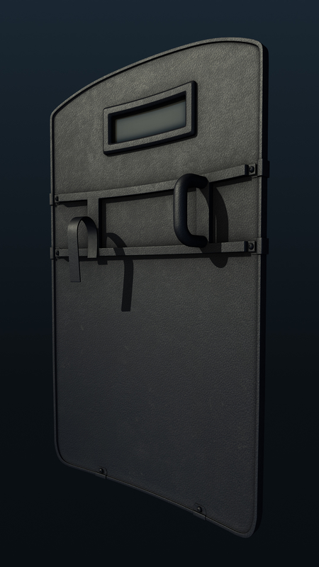 3d riot ballistic shield