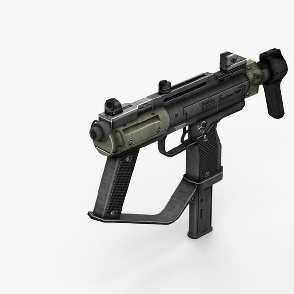 machine gun 3d model