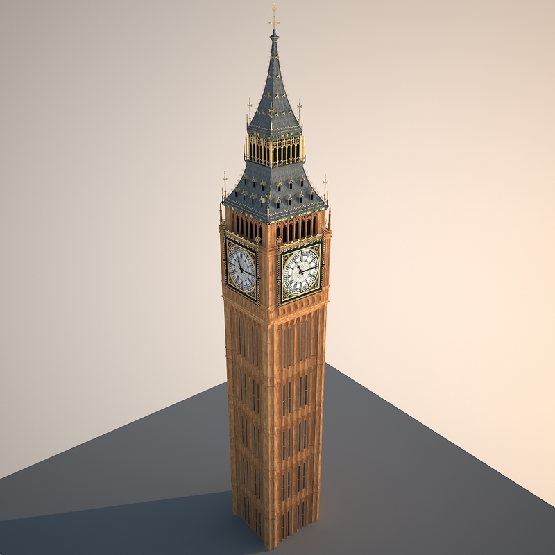 big ben 3d model