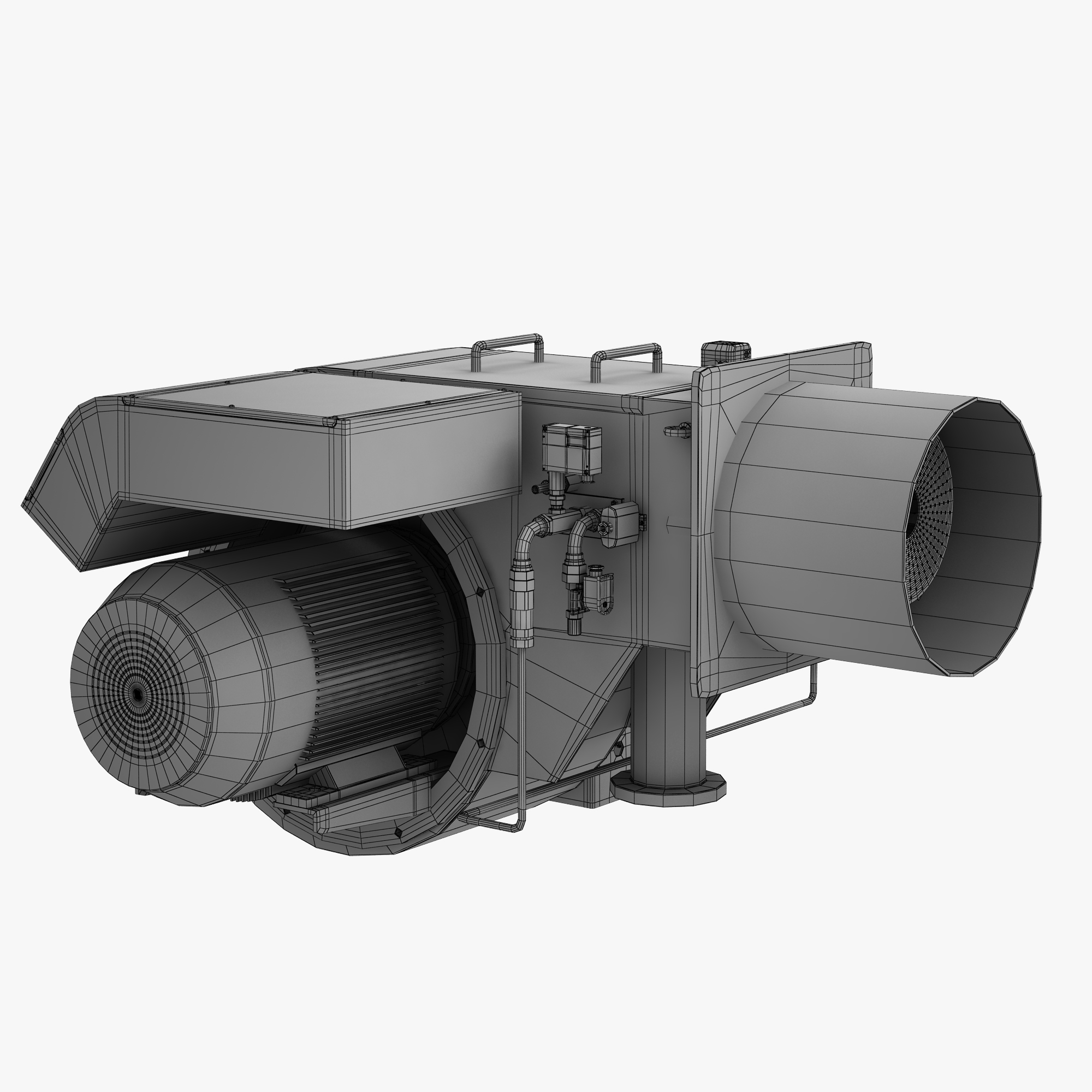 3d gas burner model