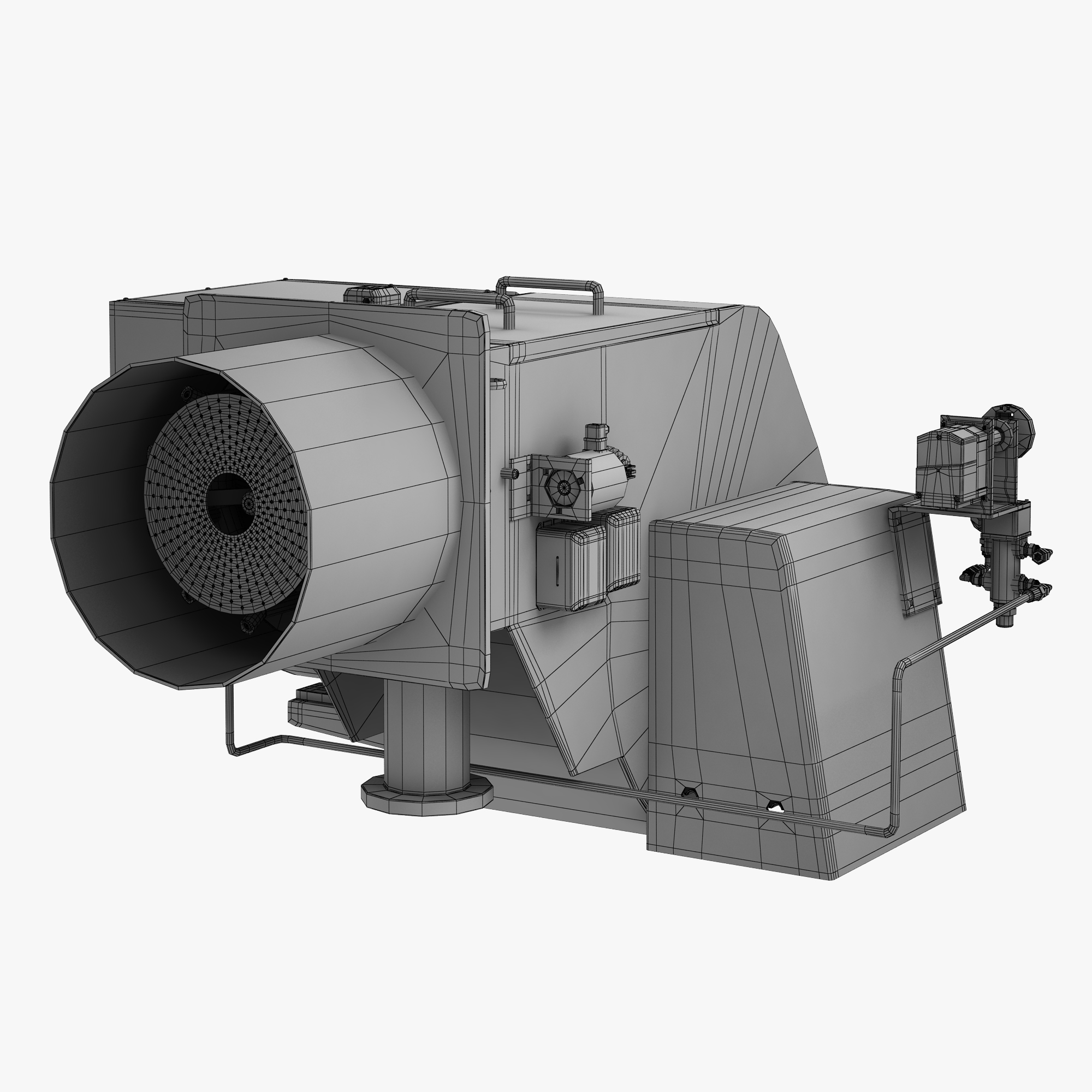 3d gas burner model