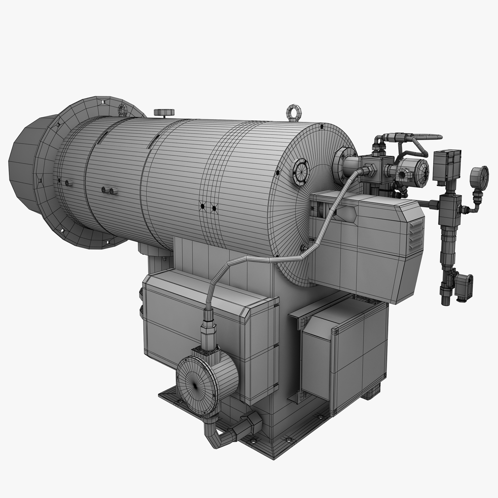 gas burner 3d max