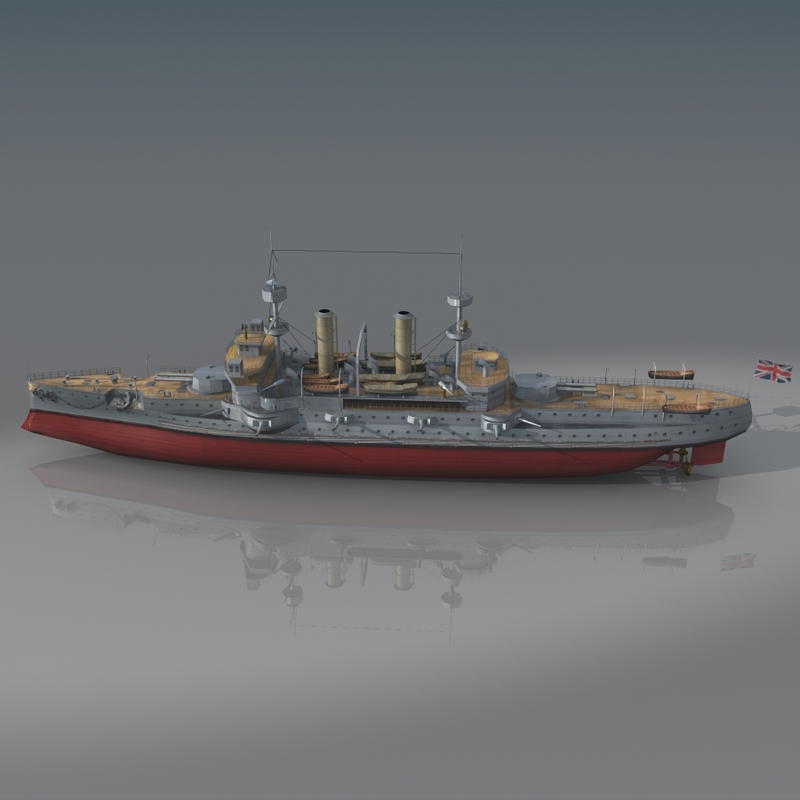 3d hms triumph dreadnought battleship
