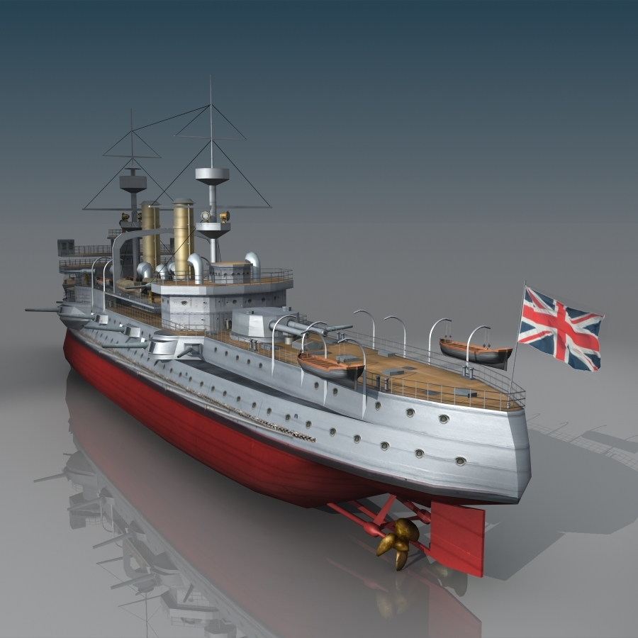 3d hms triumph dreadnought battleship
