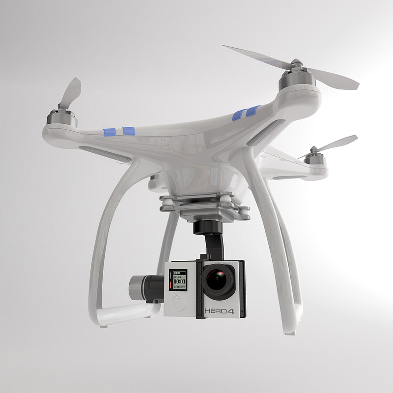 3d dji drone model