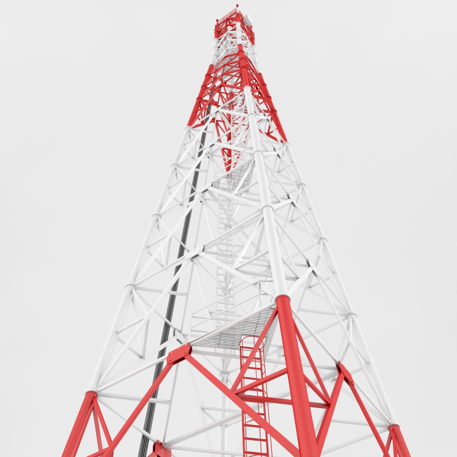 3d model communication tower