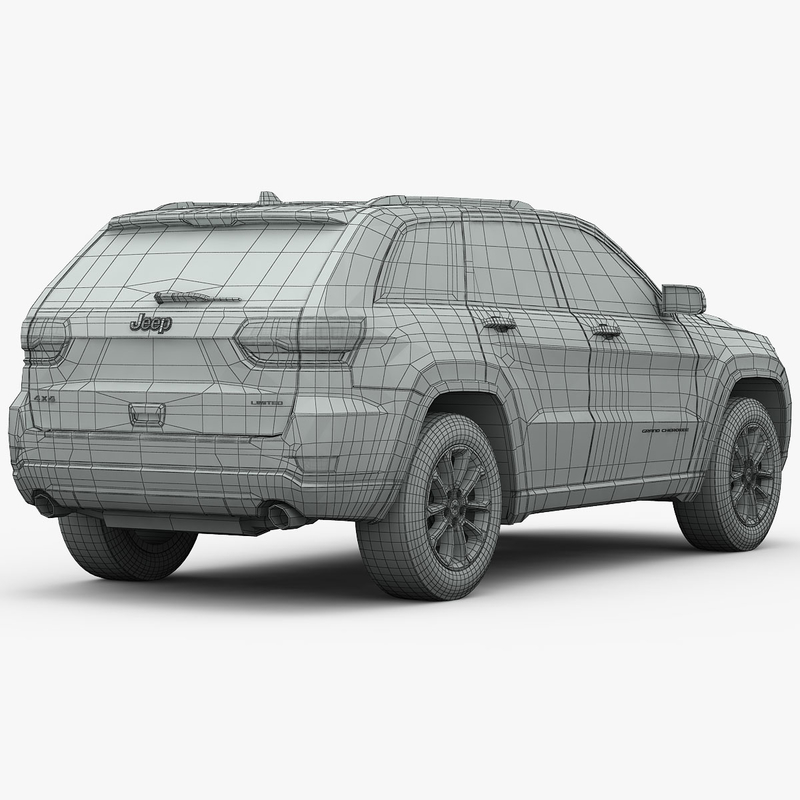 3d jeep grand cherokee suv