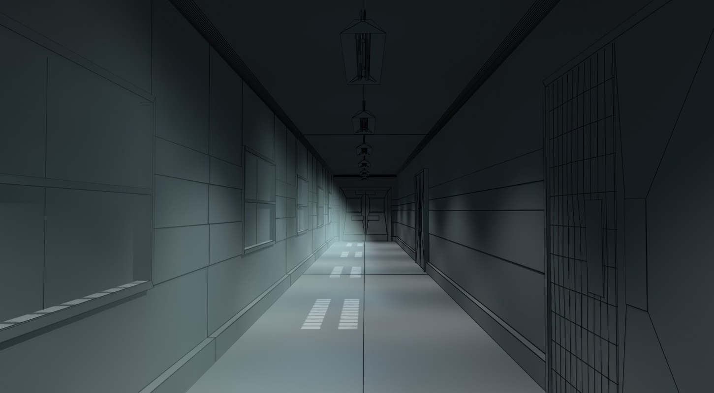 scene hallway max