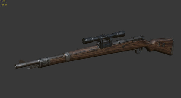 3d model kar98k kar98