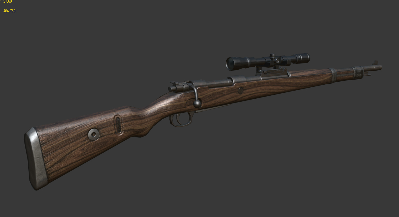 3d model kar98k kar98