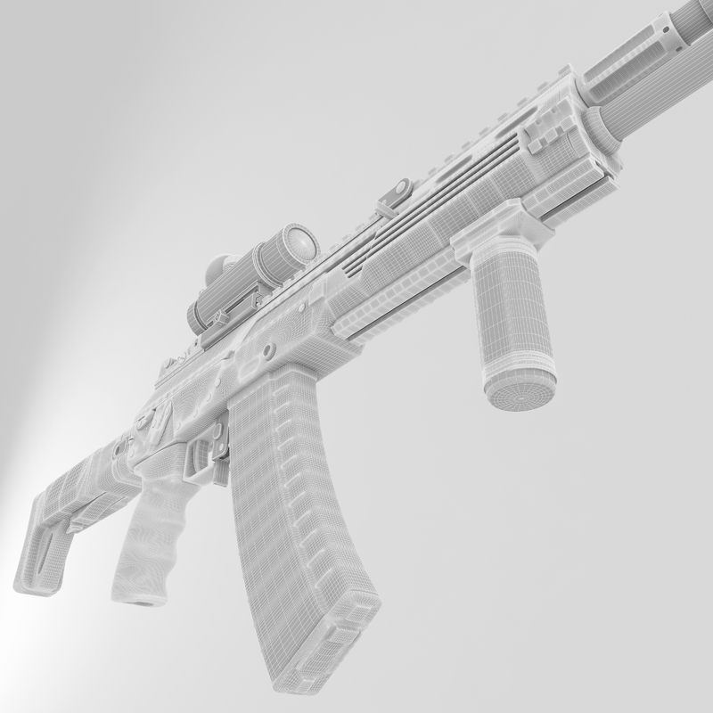 kalashnikov ak-12 newest 01 3d model