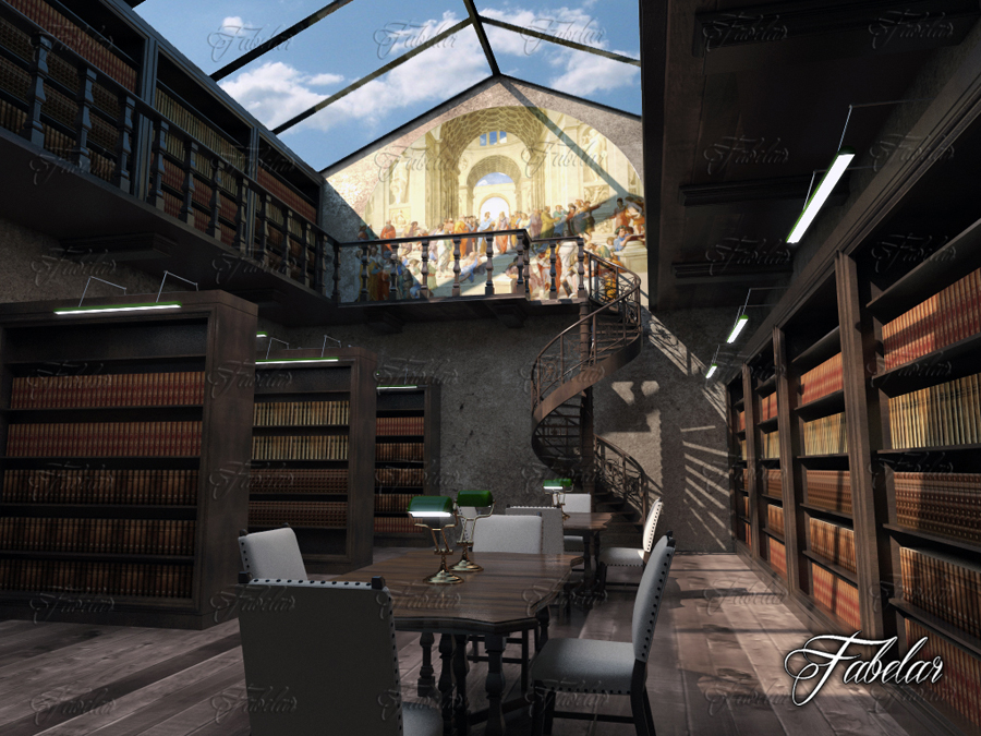 Modelos de 3D Biblioteca | TurboSquid