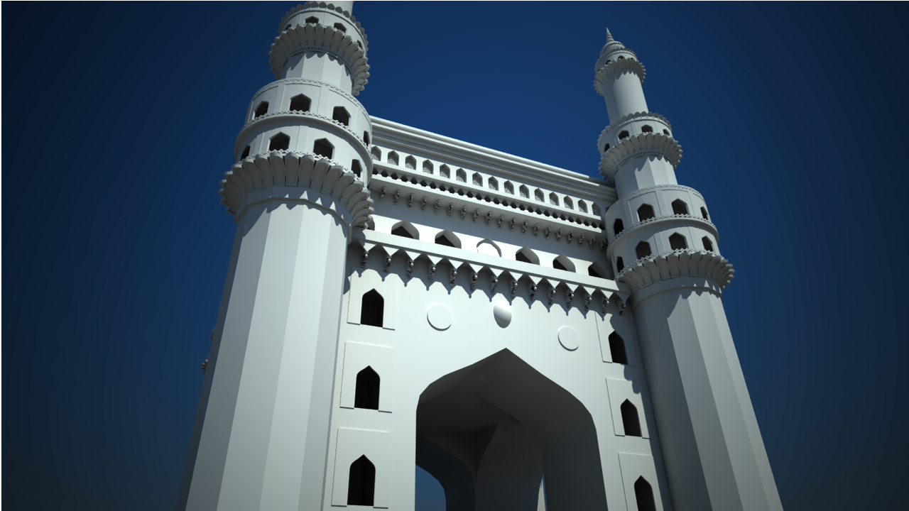 3d model charminar