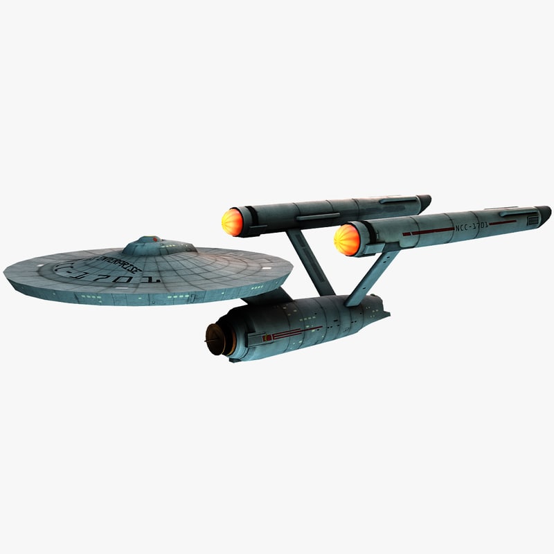starship enterprise star trek 3d model